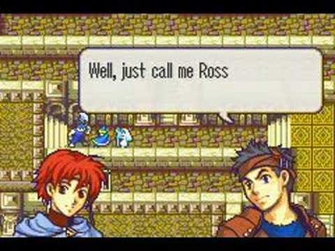 Fire Emblem - The sacred Stones: Support Ewan - Ross A - YouTube