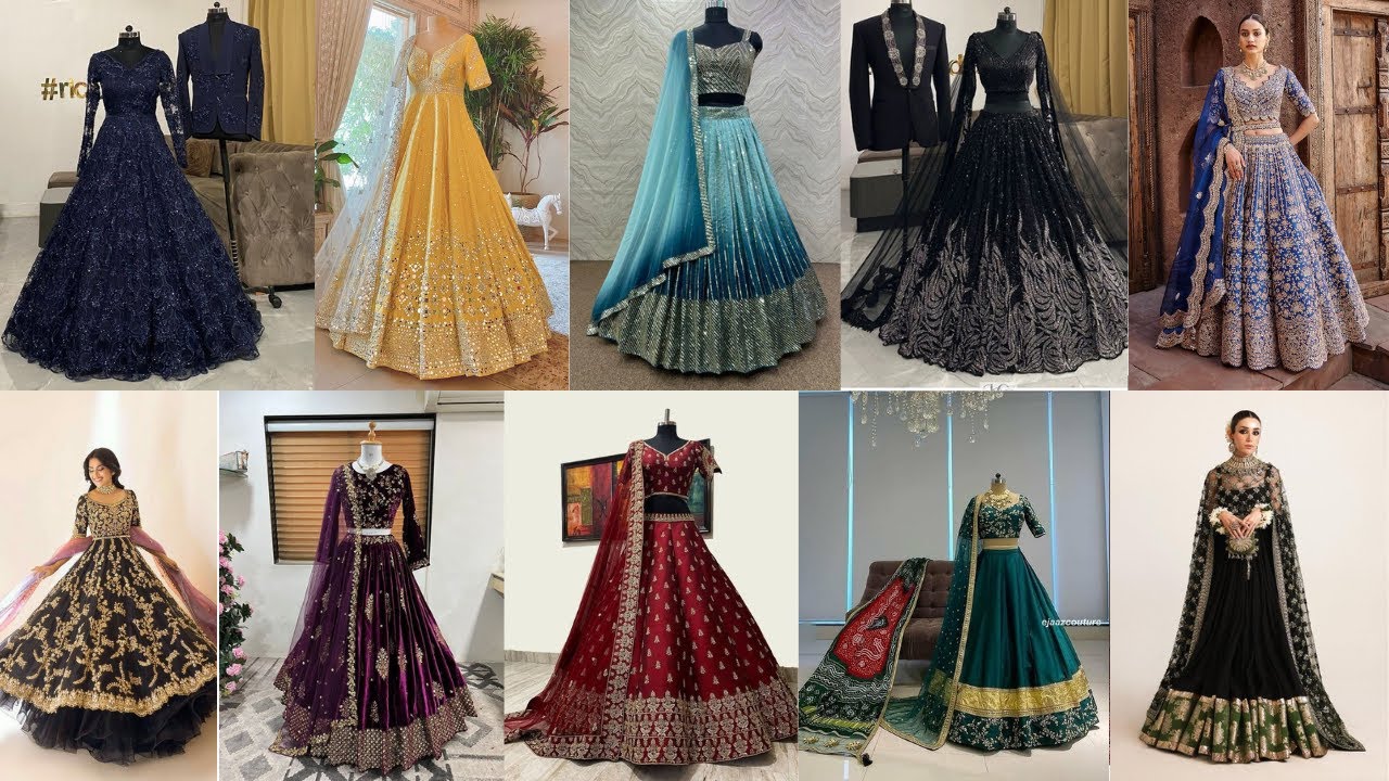 New fancy frock design 2024 for wedding |Fancy party wear dresses ...