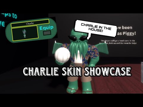 Charlie Skin Showcase | Piggy Book 2 But 100 Players - YouTube