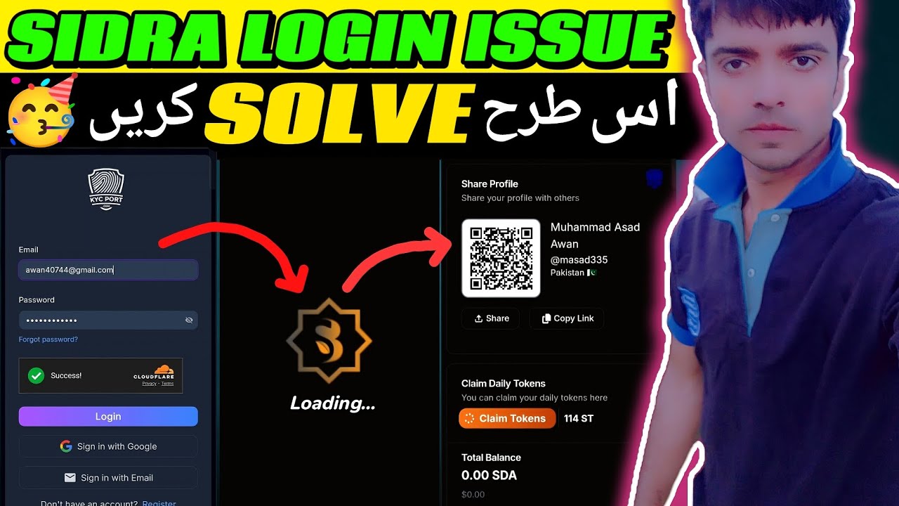 Sidra Chain Login Issue Solved 100% || Sidra Login Problem || Sidra Chain Kyc Verification - YouTube