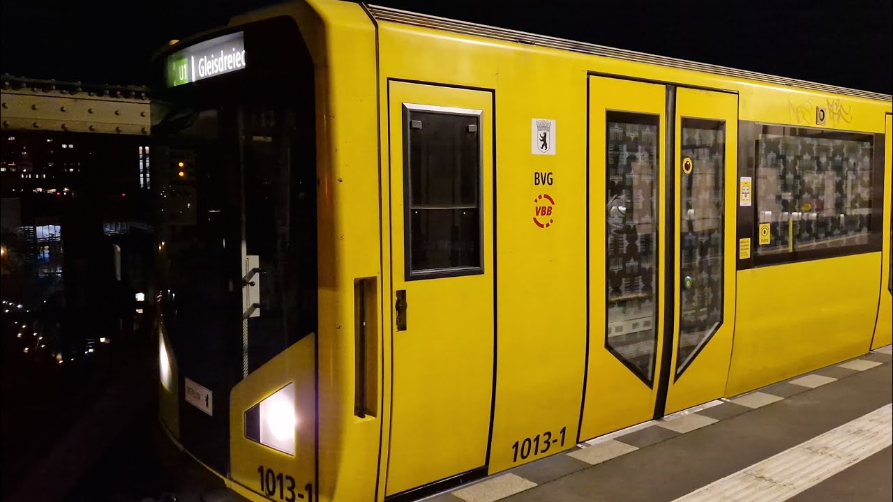 U-Bahn Berlin | Mitfahrt in der U1 von Warschauer Straße bis ...