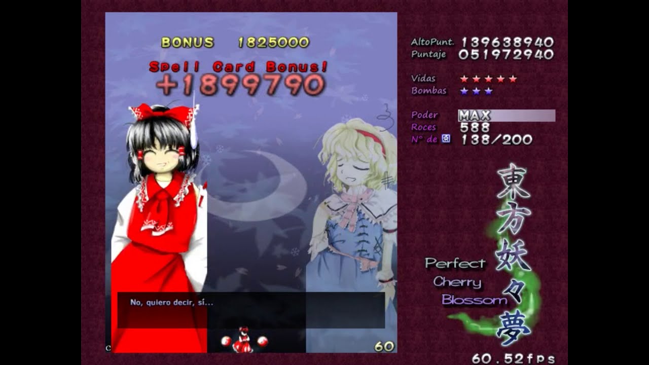 Touhou 7 PCB~Stage 3~Normal Perfect - YouTube