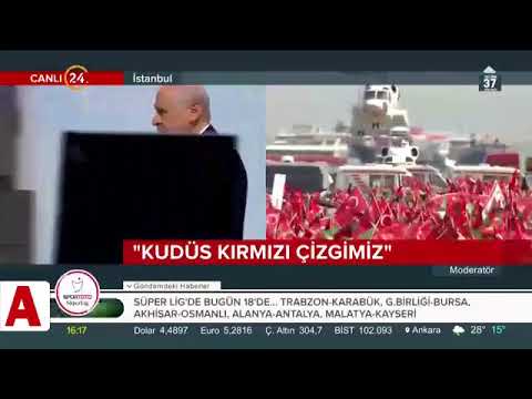 Devlet Bahçeli Yenikapı miting alanına girişi