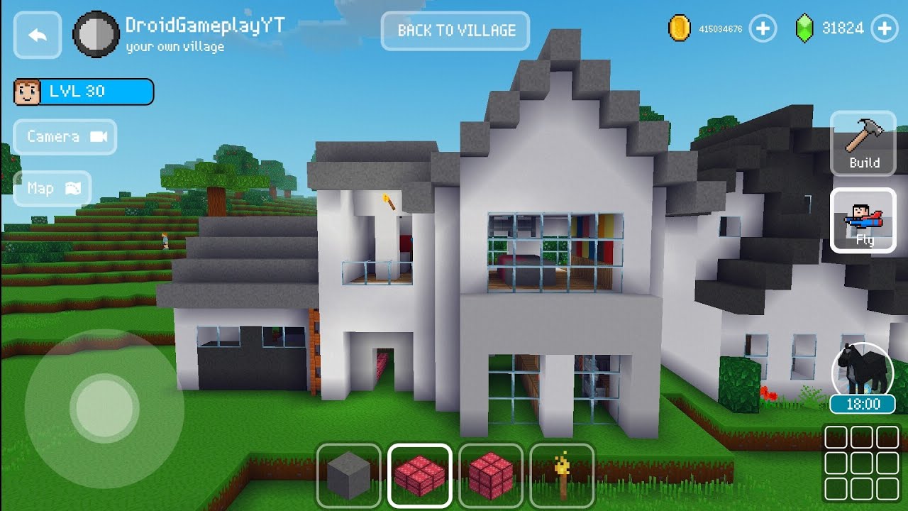 Suburban House - Block Craft 3d: Building Simulator Games for Free ...