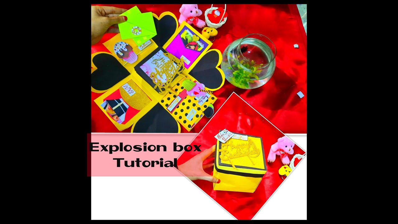 Explosion box tutorial//How to make an explosion box//Easy tutorial for ...