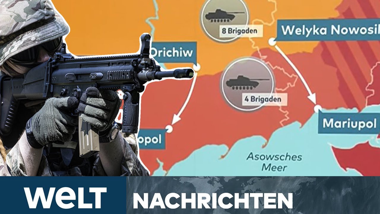 PUTINS KRIEG: Wo setzt Ukraine Sichelschnitt an - Suche nach Lücke in ...