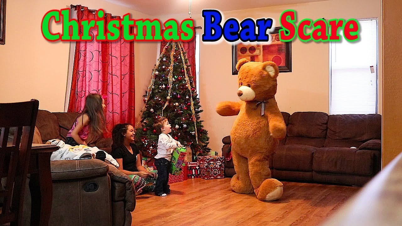 TEDDY BEAR Prank FAIL!!! CHRISTMAS DAY - YouTube