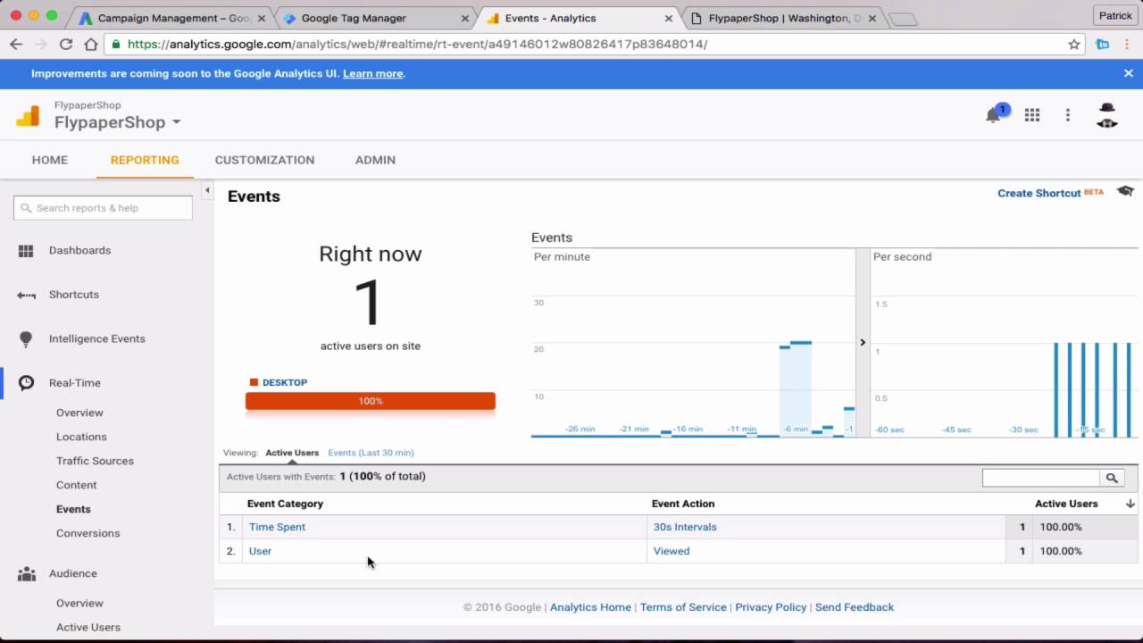 Track User Time in Google Analytics - YouTube