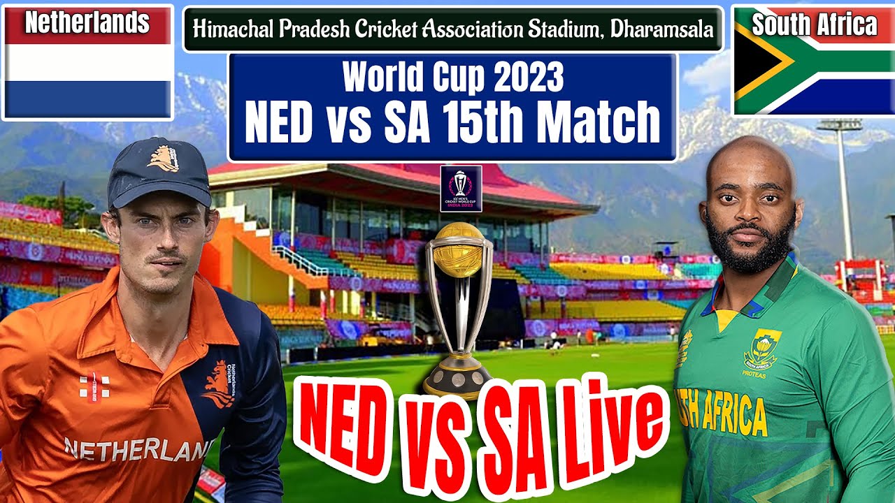 Can it be an UPSET? | Live NED vs SA | World Cup 2023 | South Africa vs ...