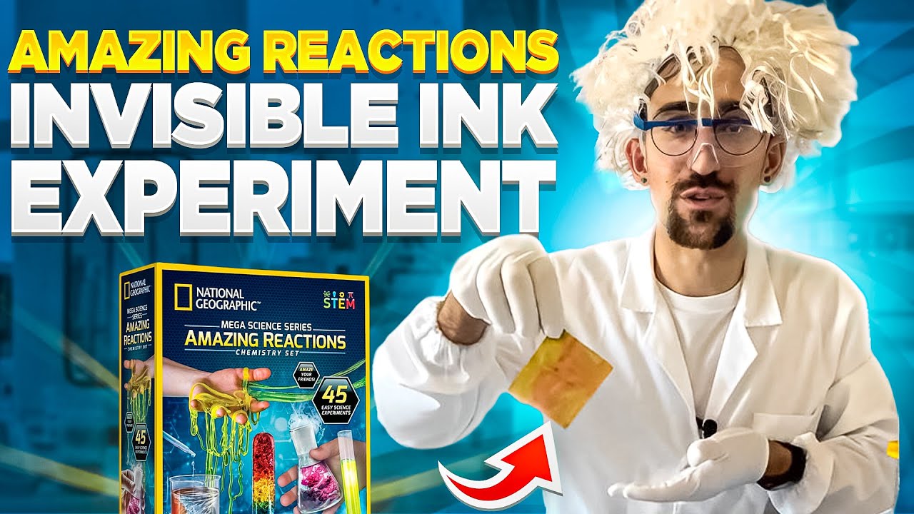 National Geographic Amazing Reactions - Invisible Ink Secret Message ...