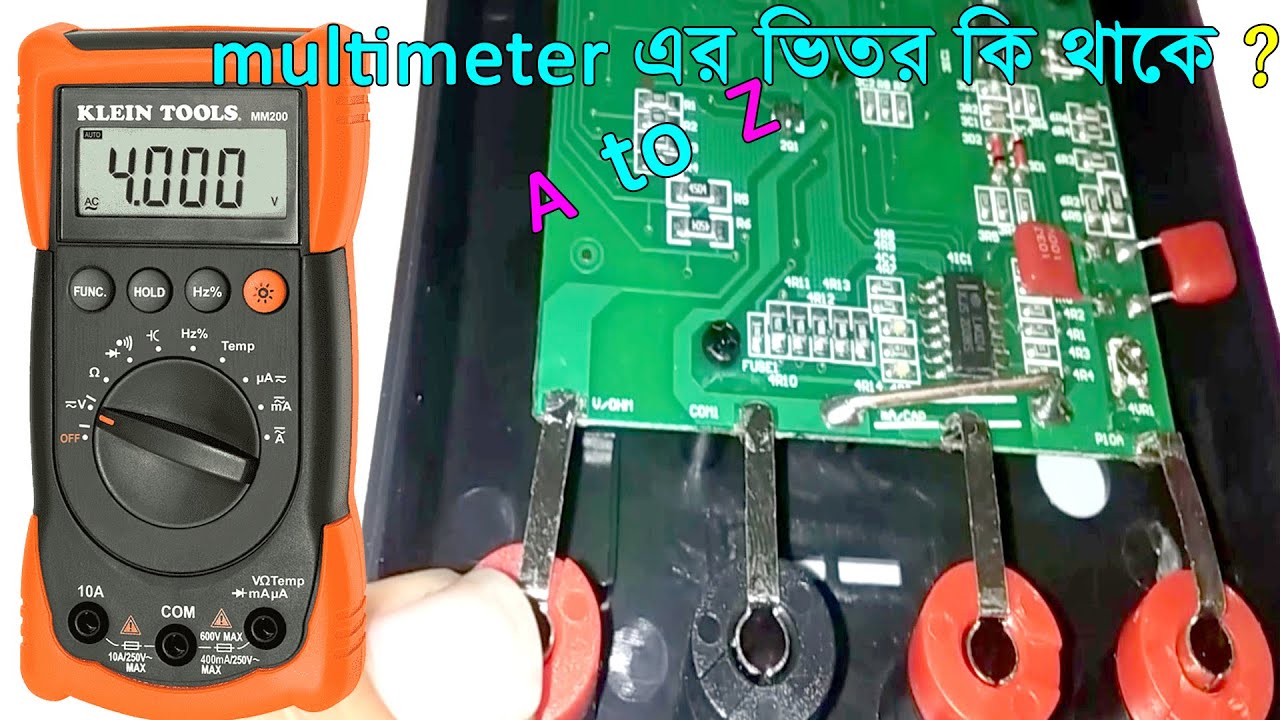 how to use multimeter | how to work a multimiter | how to use ...