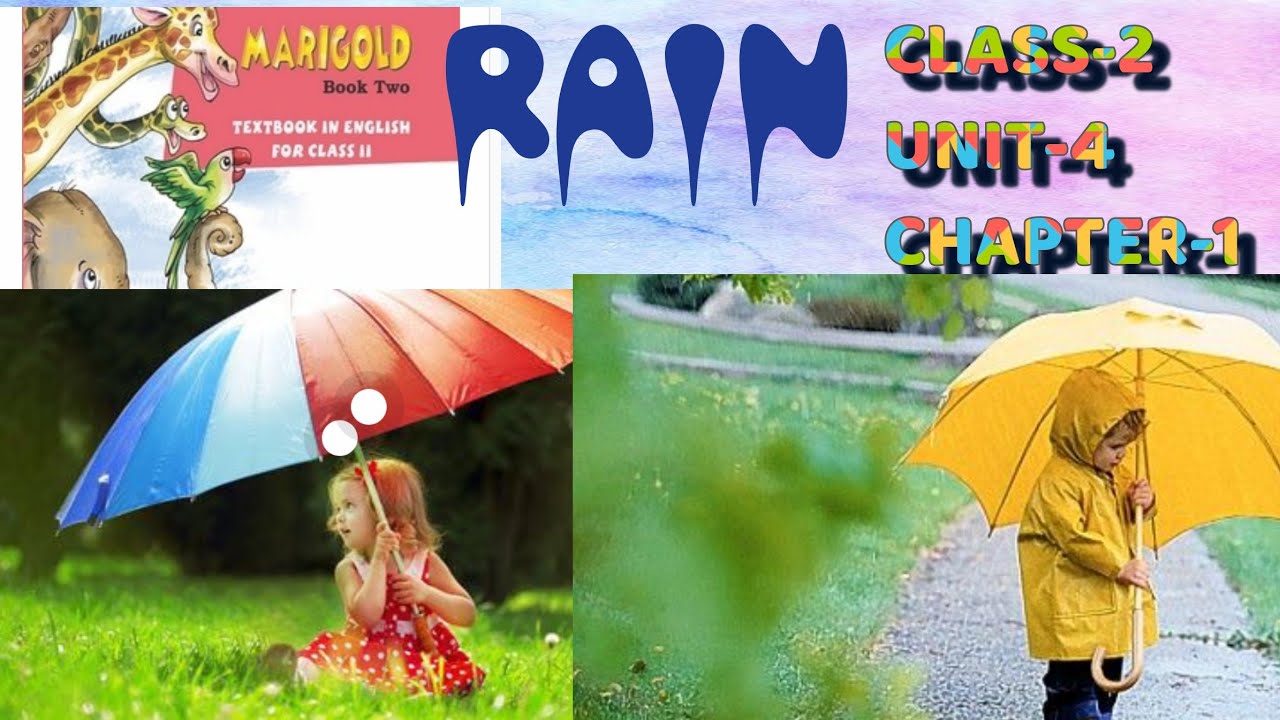 RAIN UNIT-4 CH-1 MARIGOLD BOOK 2 CLASS-2 ENGLISH NCERT - Go IT
