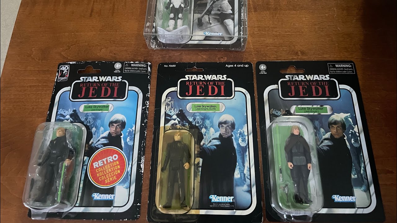 ⚡️⚡️40 Years Of Luke Skywalker on Jedi Knight ROTJ Cards 💎New & Old ...