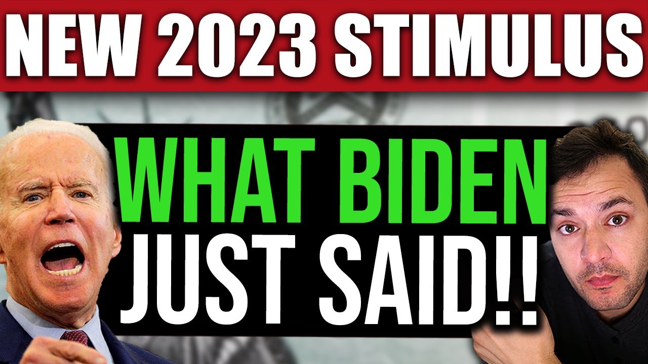 4th Stimulus Check 2023… Here’s What Biden Just Said Today - STIMULUS ...