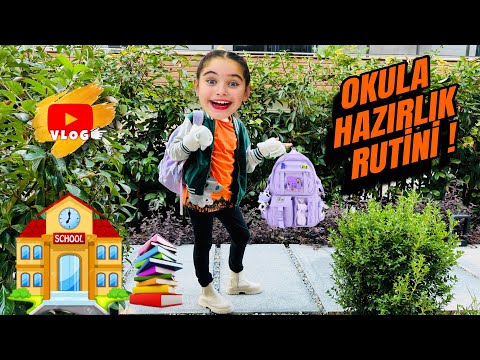 ELİF SİNEM OKULA HAZIRLIK RUTİNİM !! SABAH VLOG !!