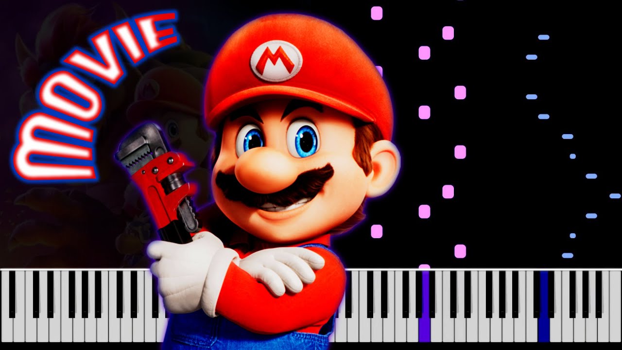 The Super Mario Bros Movie Press Start Piano - YouTube