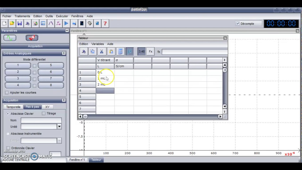 utilisation latispro dosage conductimétrique - YouTube