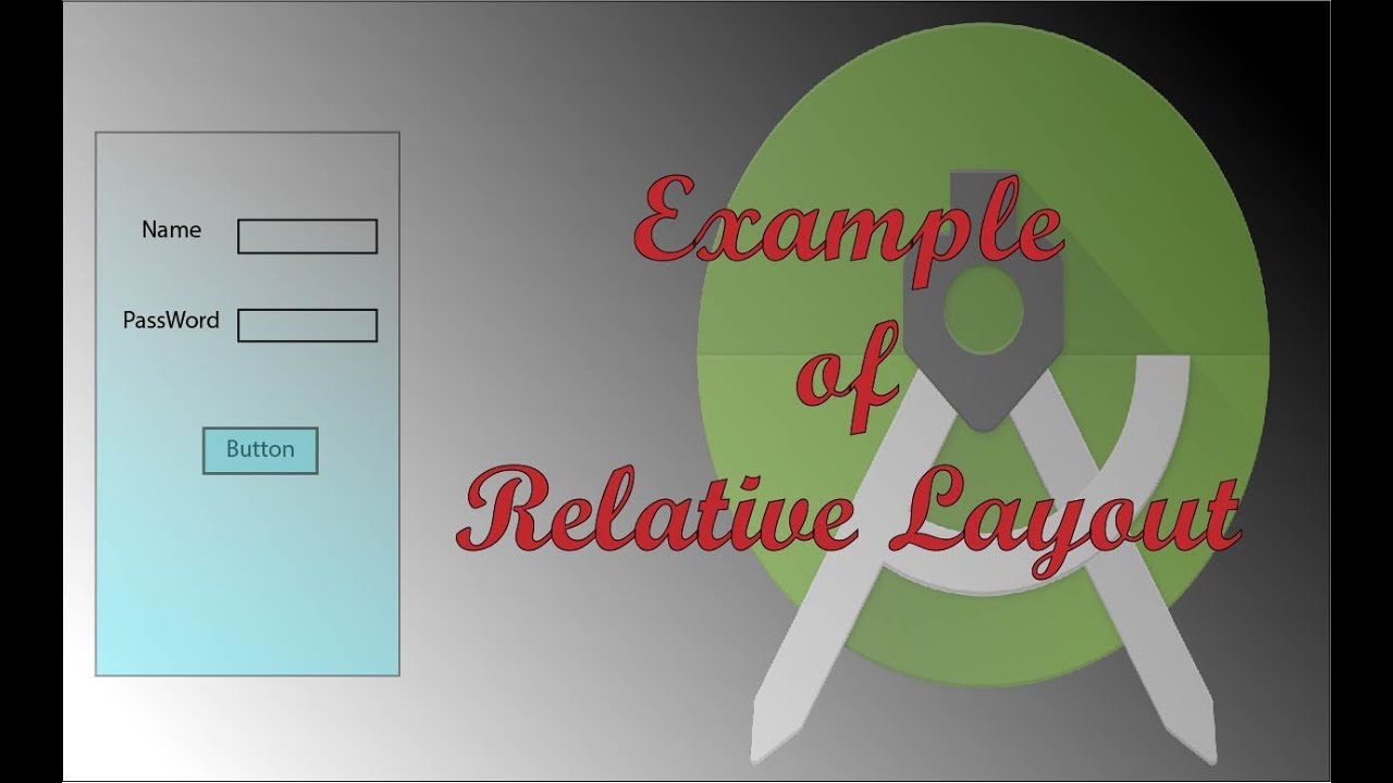 Android Tutorial #6:Login Page using Relative Layout - YouTube