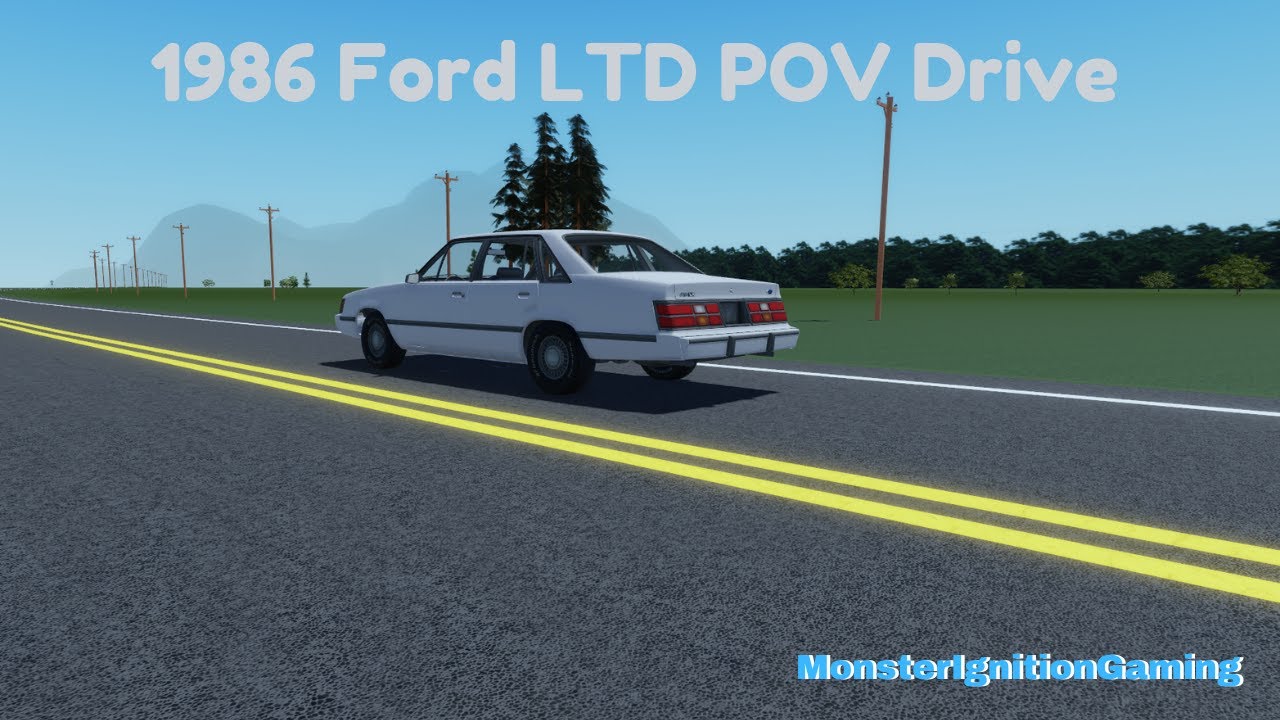 1986 Ford LTD POV Drive (Central Kansas Roleplay Roblox) - YouTube
