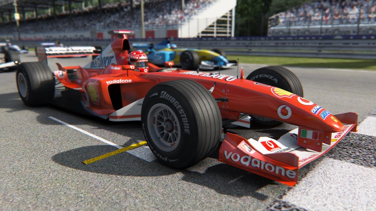 100 Years of Grand Prix - 2003 - Ferrari F2003 at Monza - YouTube