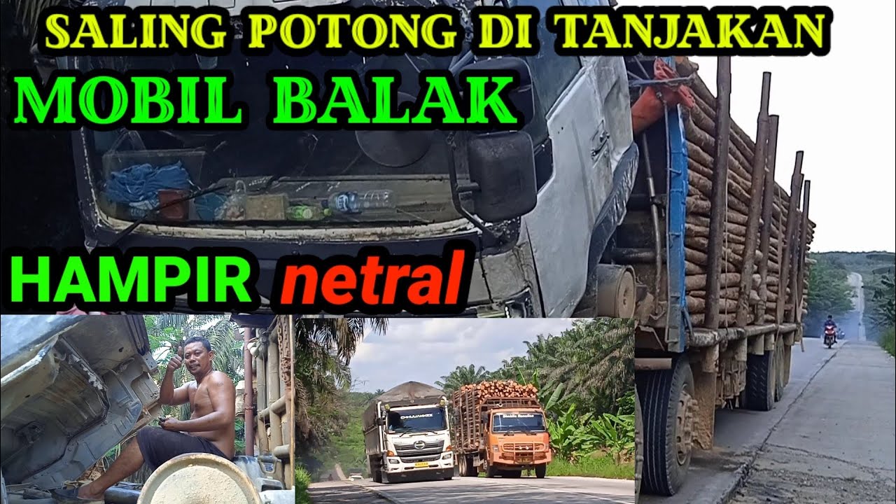 SALING POTONG DI TANJAKAN MOBIL BALAK HAMPIR NETRAL - YouTube