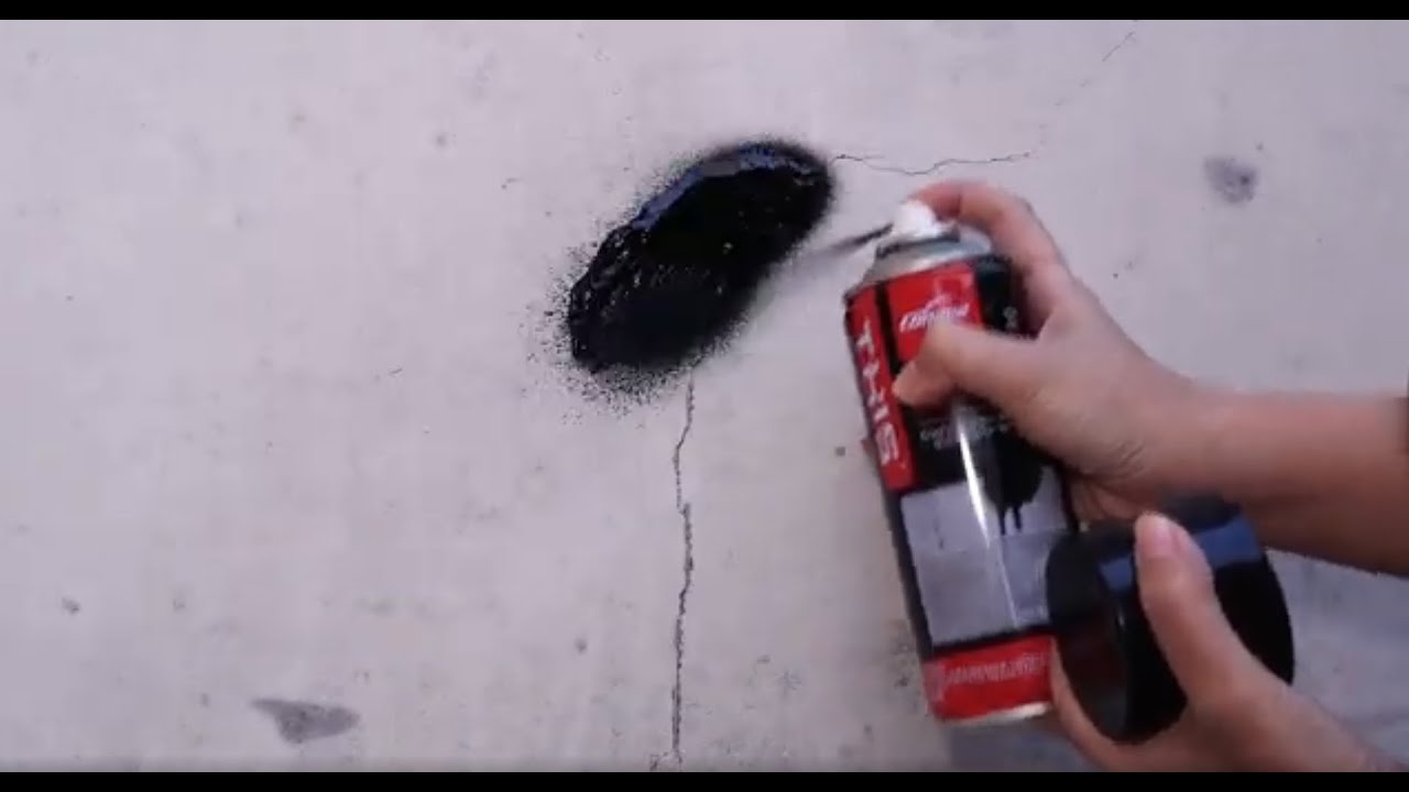 Self-spray Crack Repair-Sealing small gaps and cracks - YouTube