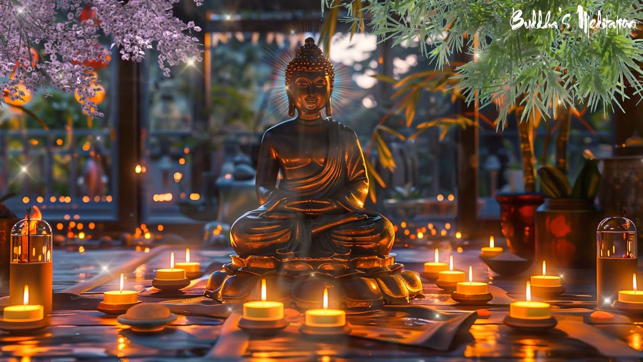Buddha's Candle Light Meditation, New Age Music for Buddhist Meditation ...
