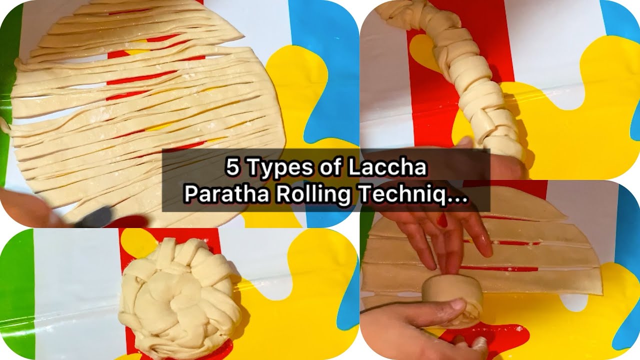 Ramzan Special Simple lachha Paratha rolling technique | Lachha Paratha ...