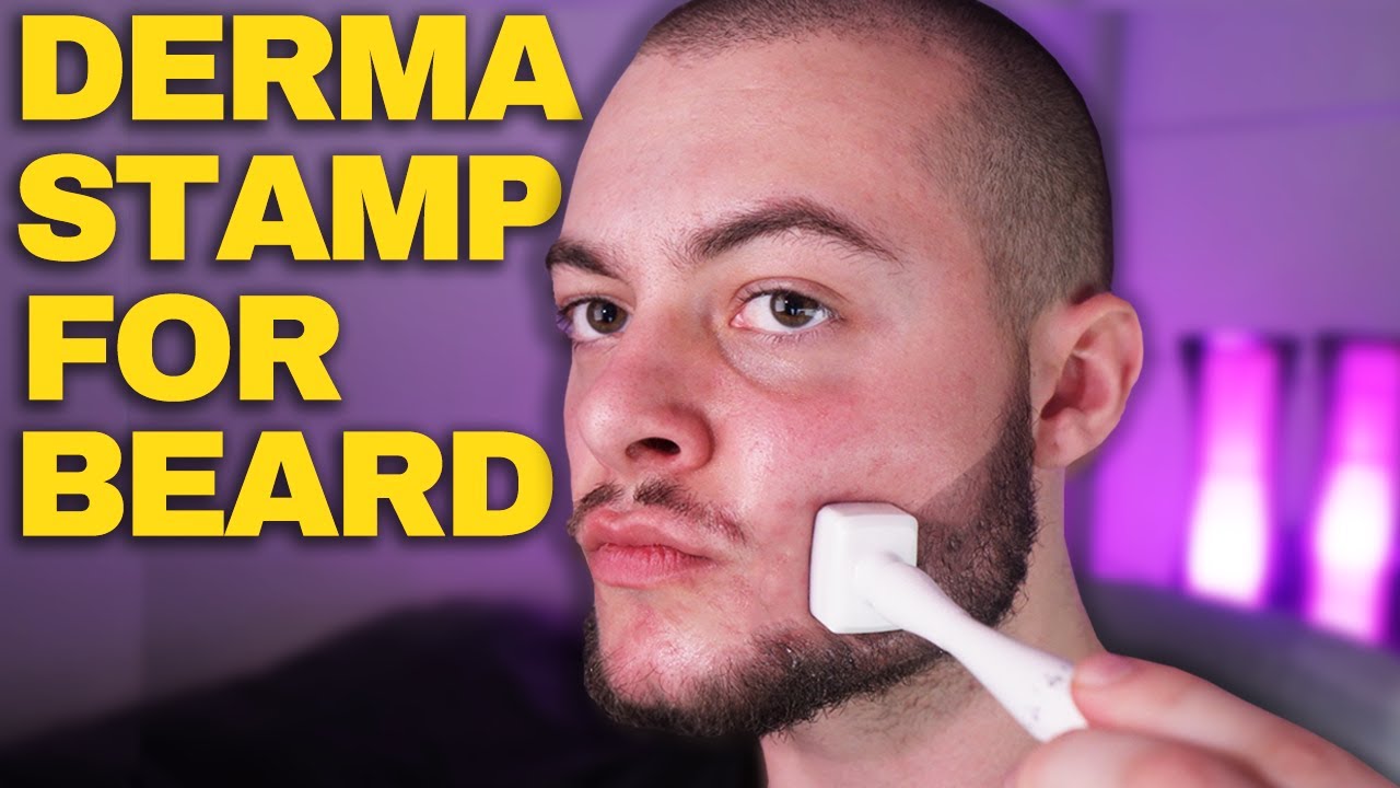How To Derma Stamp Beard Properly (Derma Stamp Tutorial, Minoxidil ...