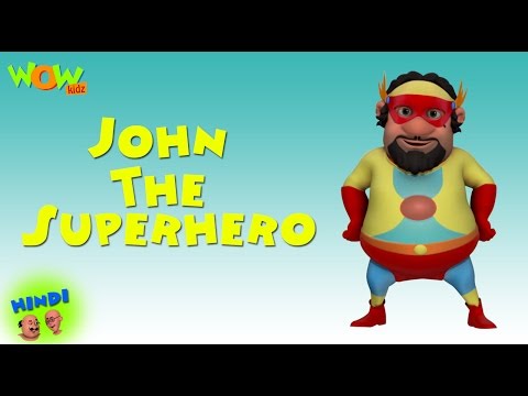 Motu Patlu Cartoons In Hindi |  Animated cartoon | John the superhero | Wow Kidz