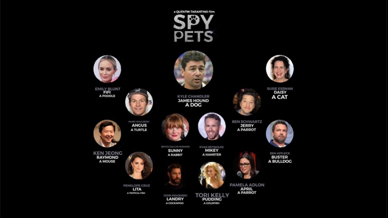 Quentin Tarantino’s SPY PETS - Official Cast Revealed! - YouTube