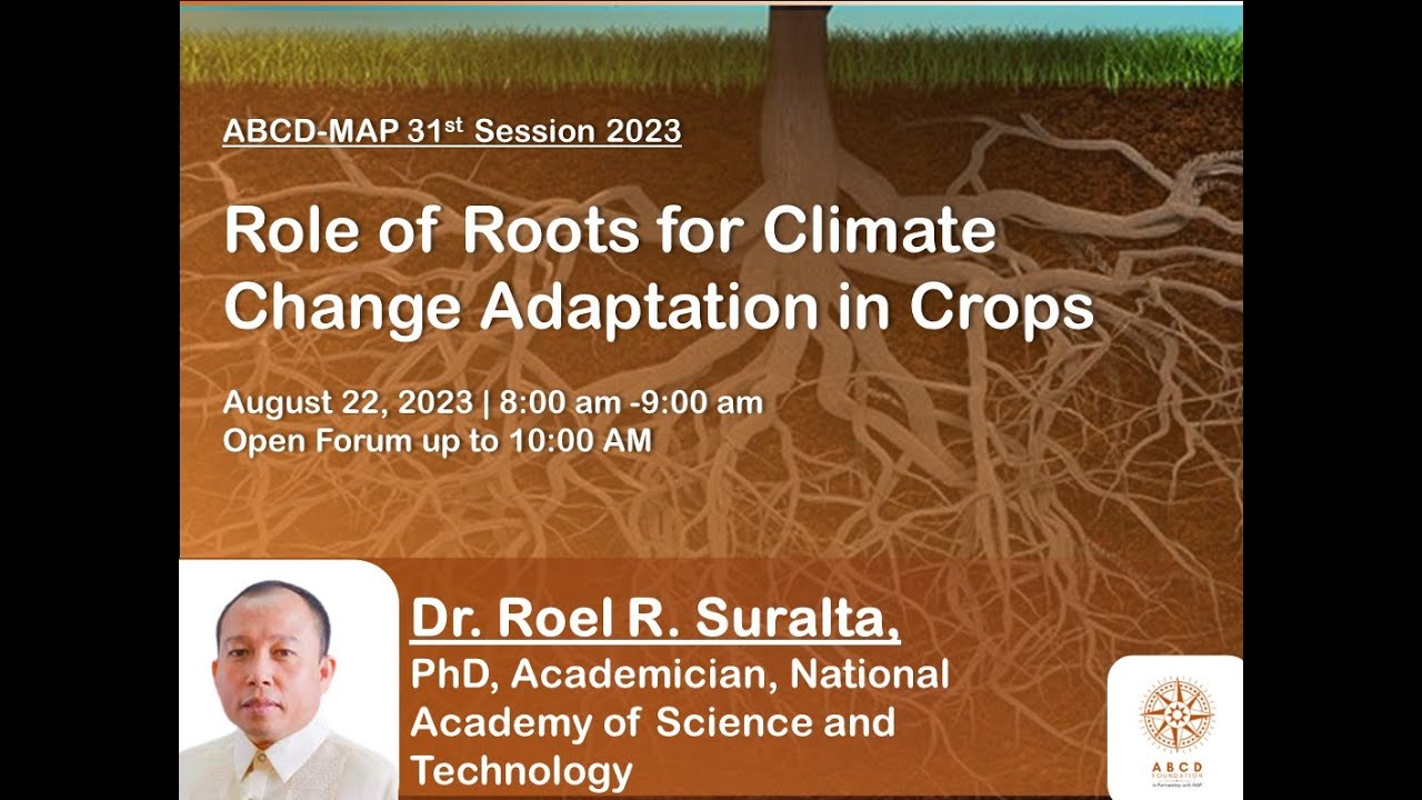 ABCD-MAP 31st Session | Role of Roots for Climate Change Adaptation in ...