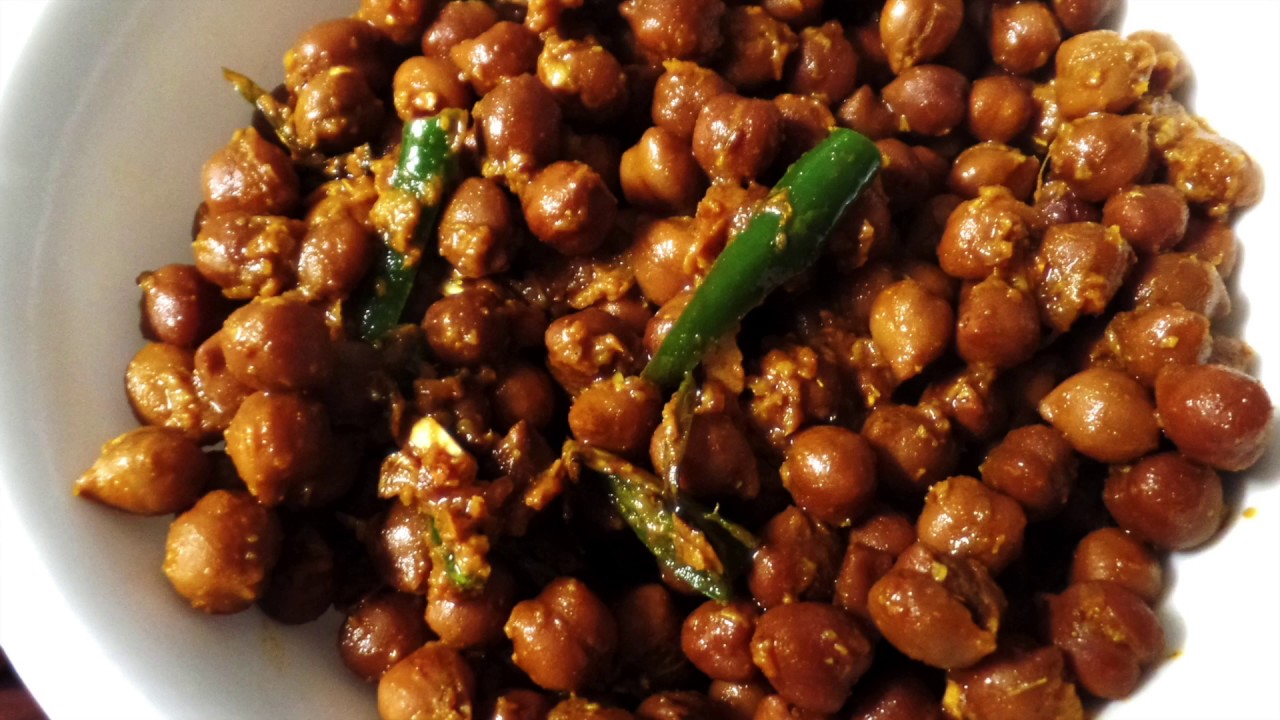 DRY KALA CHANA MASALA/DRY BLACK CHICKPEAS SPICED UP/SUKHA CHANA RECIPE ...