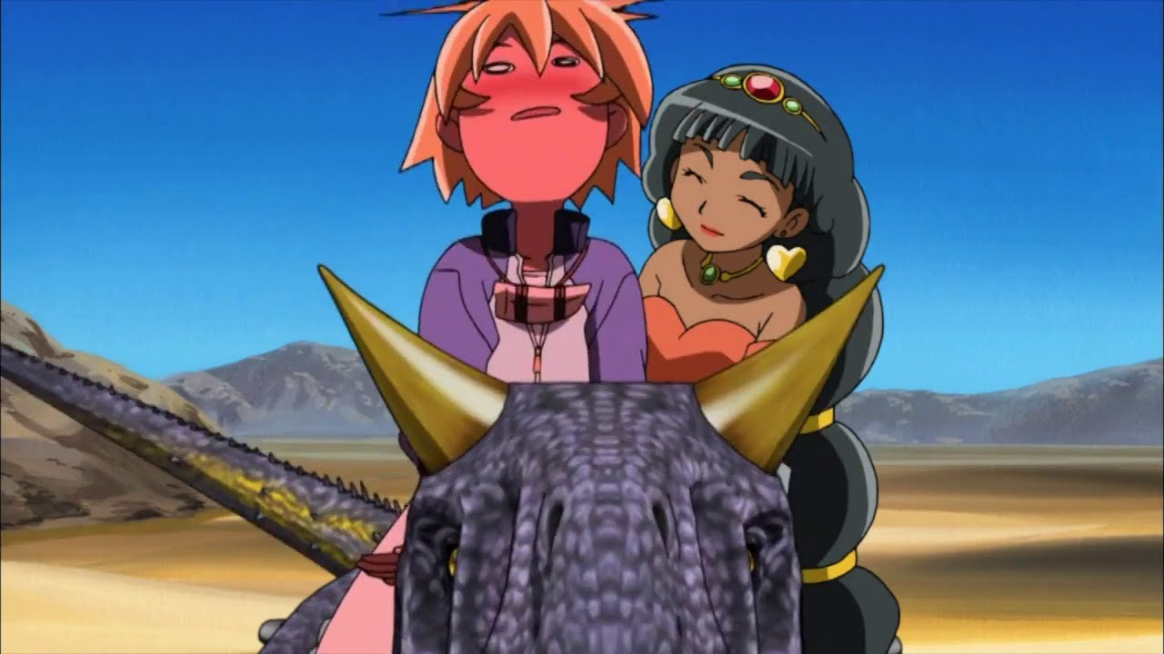 Dinosaur King Rex And Zoe Kiss