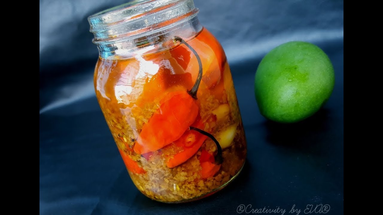 কাঁচা আম দিয়ে নাগা/ বোম্বাই মরিচের আচার | Bombay Morich Achar | Naga ...