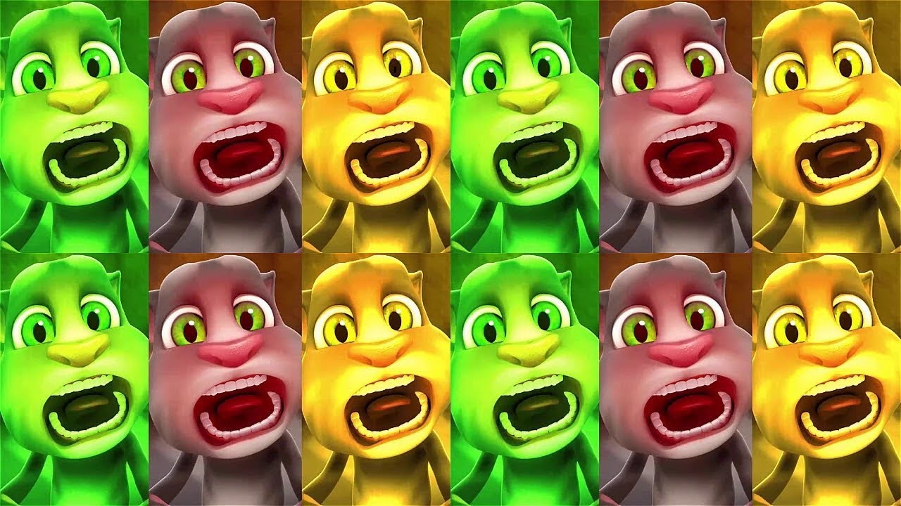 Learn Colors with My Talking Tom Colours for Kids Animation Education ...