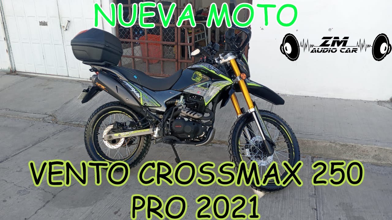 Mi Nueva Moto... Proyecto 2021 Vento Crossmax Pro 250 Reseña - YouTube