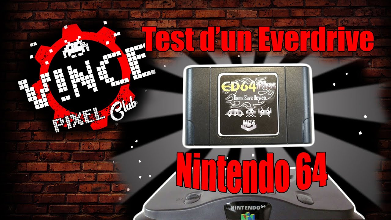 test de l'everdrive ED64 Plus pour Nintendo 64 - YouTube