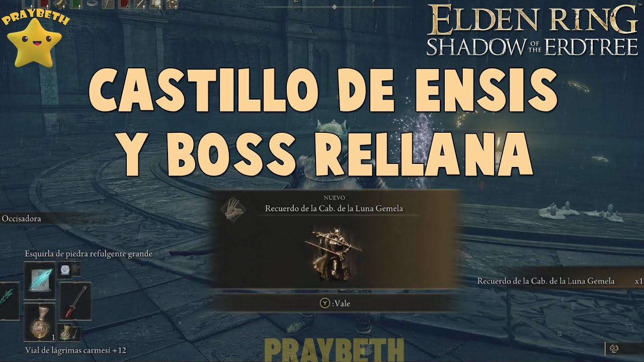 ELDEN RING DLC | Castillo de Ensis y Boss Rellana | Shadow Of The ...