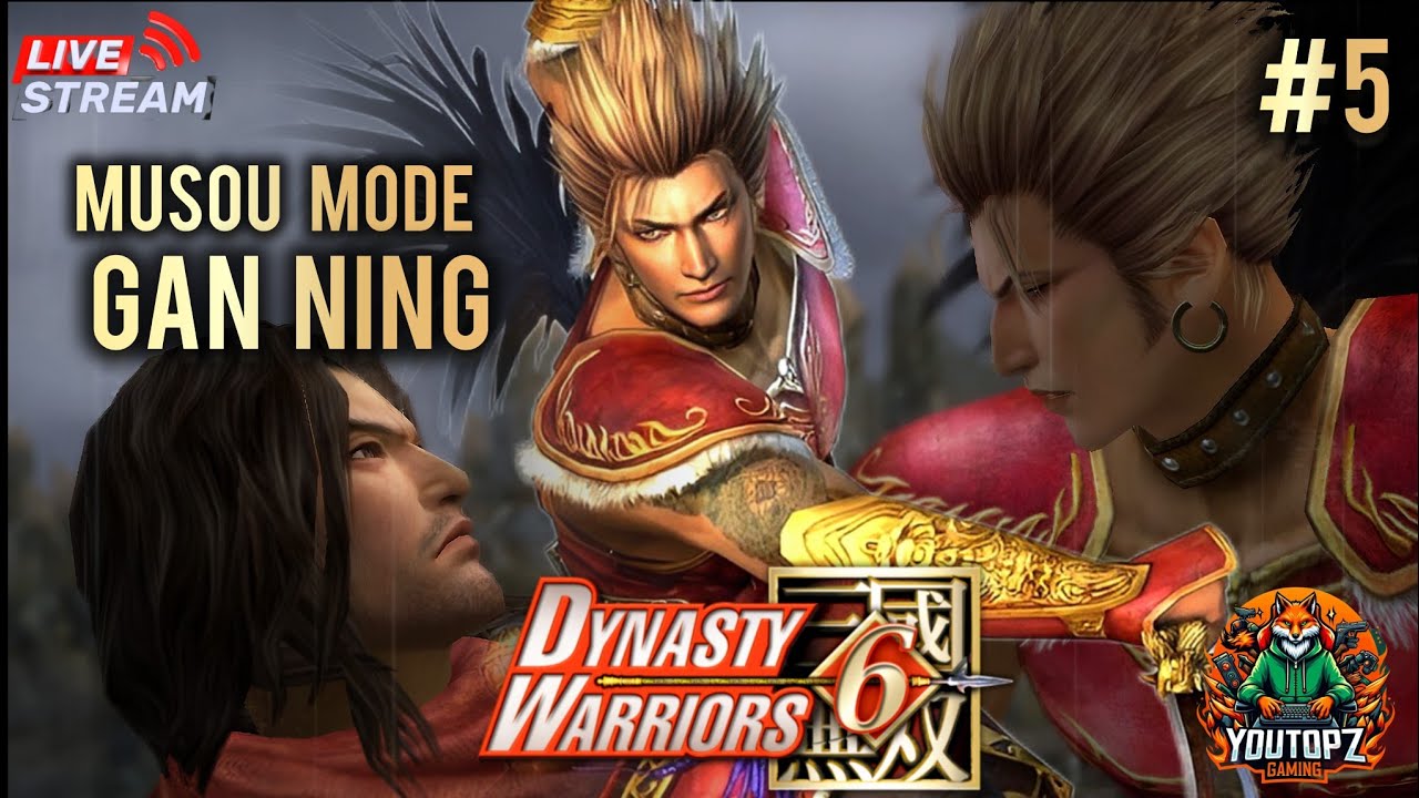 🔴LIVE - SUSAH DI ATUR GAN NING Wu Story | DYNASTY WARRIORS 6 PS3 MUSOU ...