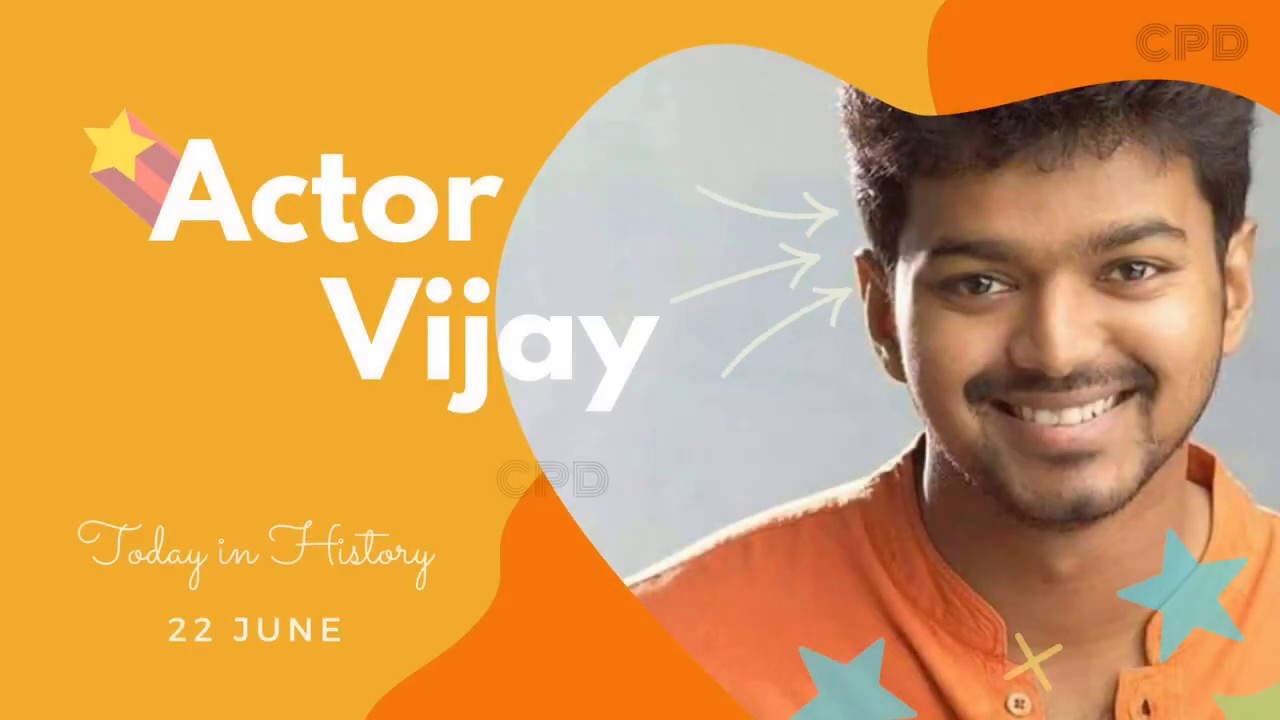 June 22 | Thalapathy Vijay was born | biography | kollywood hero ...