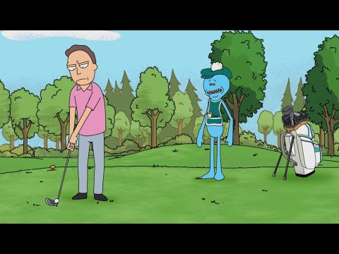 Jerry's Golf Struggles with Mr. Meeseeks (Part 3/3) - Rick and Morty ...