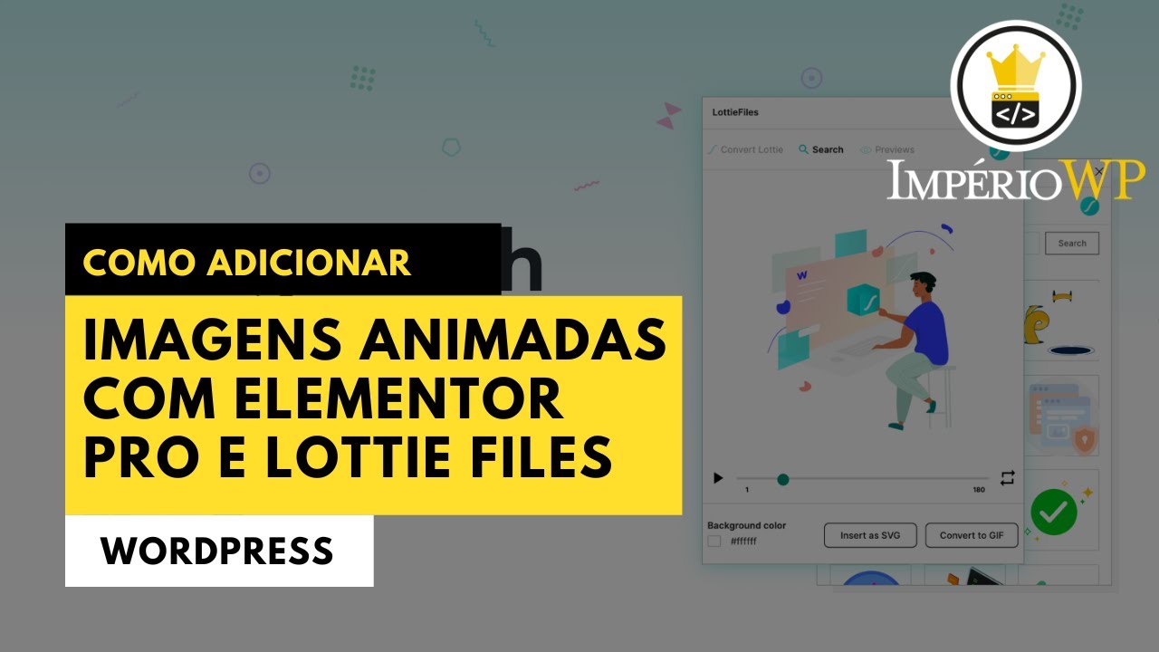 Como Adicionar Imagens Animadas no site WordPress com Elementor Pro e ...