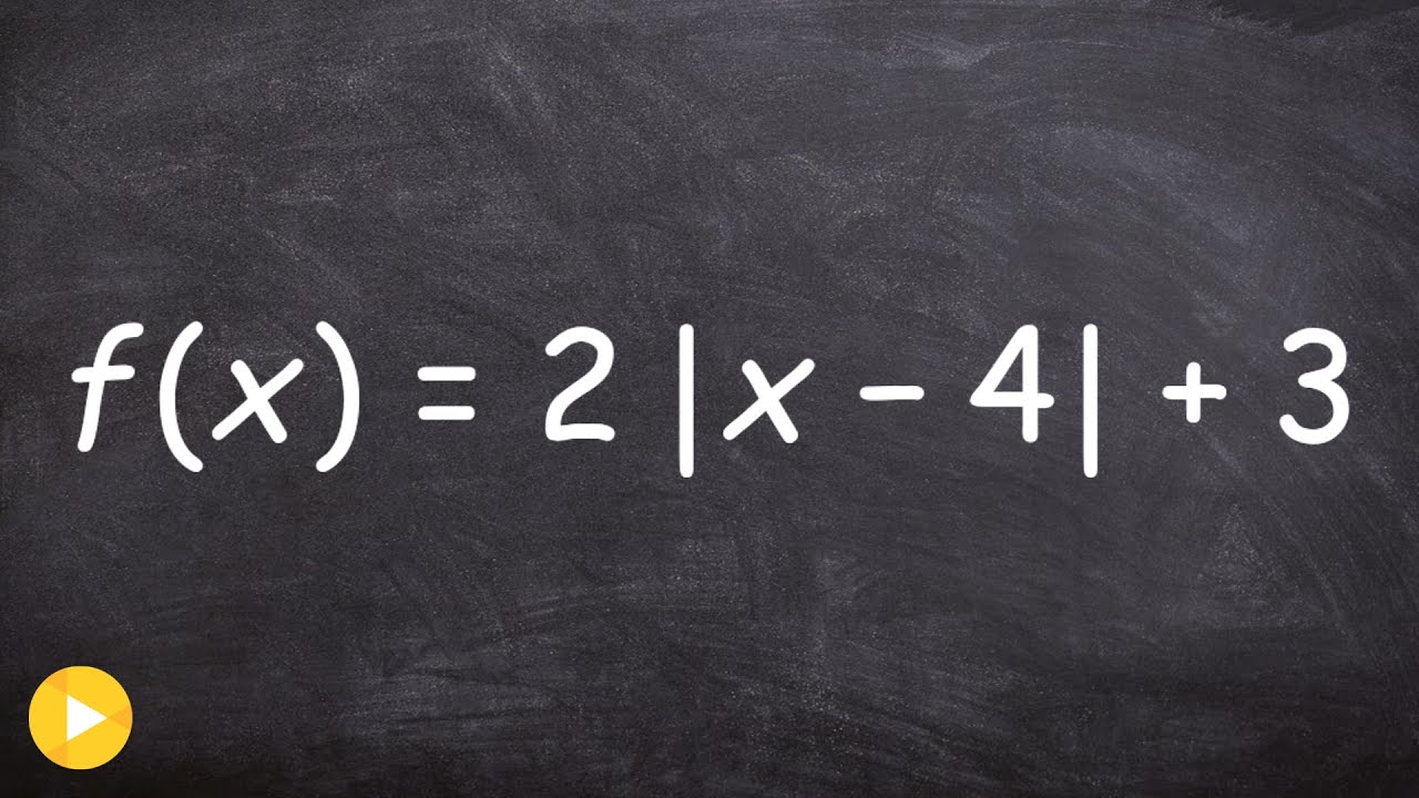 Graphing An Absolute Value Equation With Multiple Transformations YouTube Graphing An Absolute Value Equation With Multiple Transformations YouTube