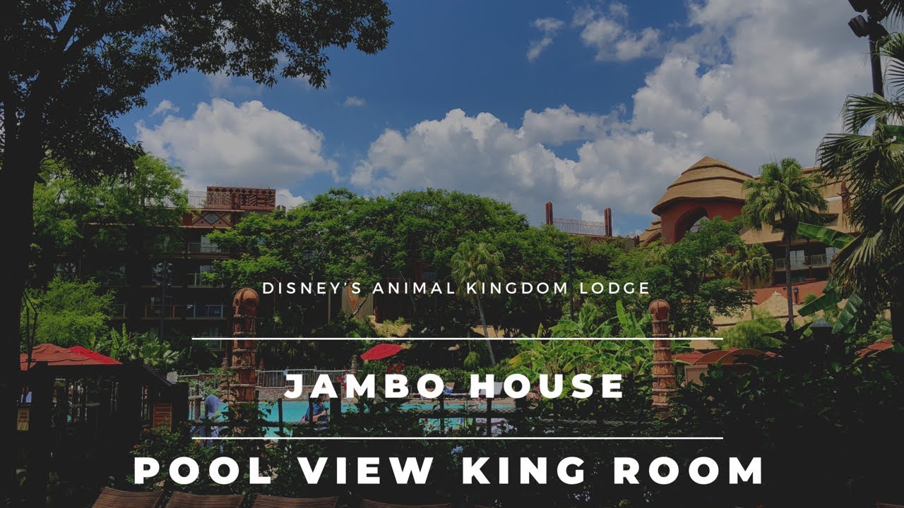 Disney Animal Kingdom Lodge Jambo House Pool View Standard King Room ...