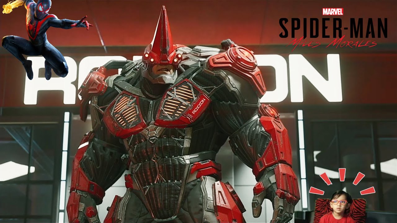 Spider-Man Miles Morales (PS5) - Defeat Roxxon Rhino (It's Me Reand ...