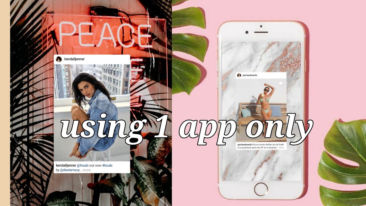 How to Add Backgrounds in INSTAGRAM STORY for ANDROID USERS using ONE ...