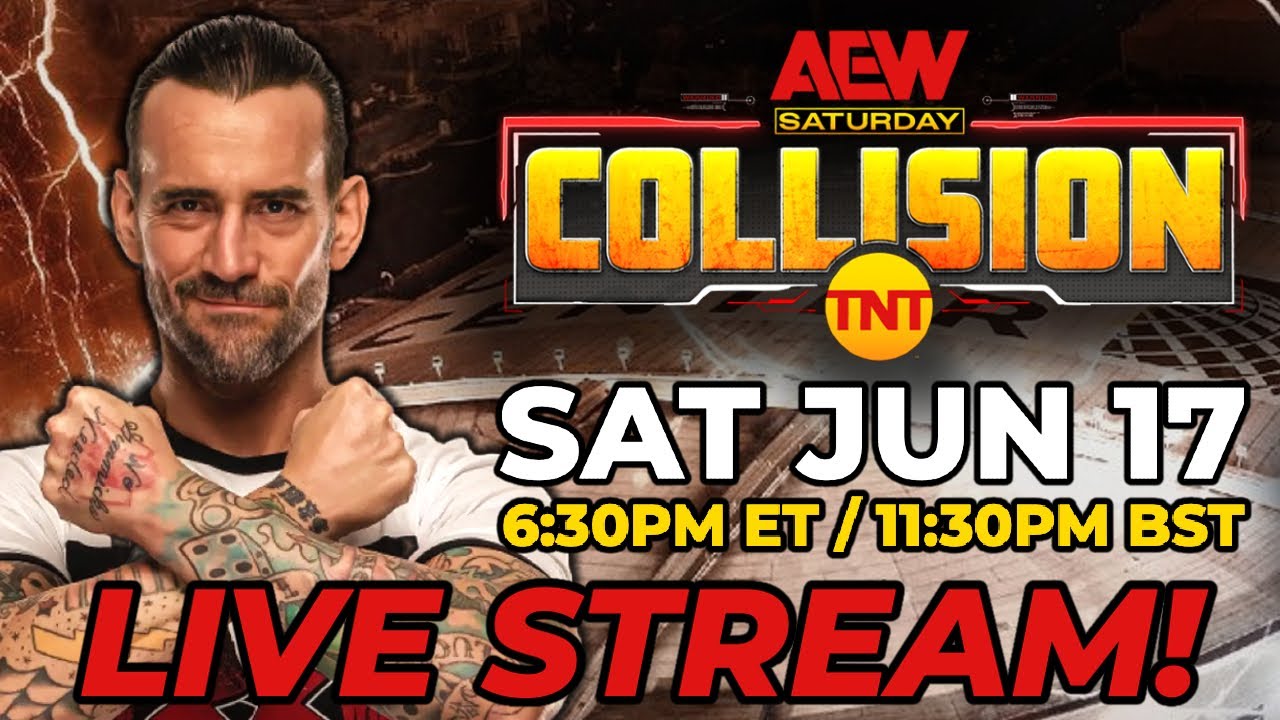 AEW Collision LIVE Stream Reactions! CM Punk Returns... - YouTube