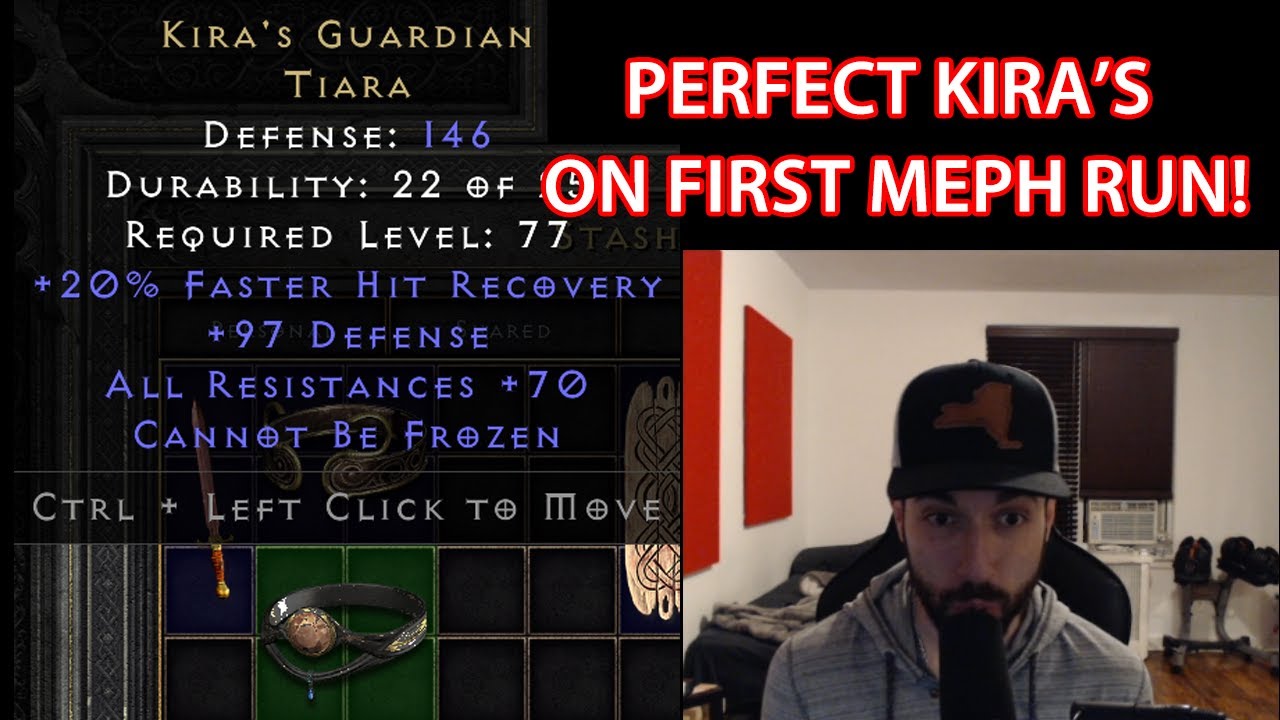 Perfect Kira's Guardian On First Mephisto Run 10/18/21 Diablo 2 ...