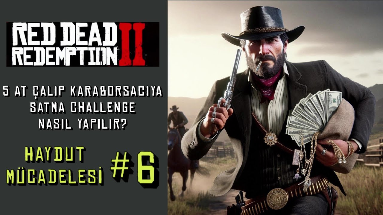 RDR2 Haydut Mücadelesi [5 At Çalma] (Bandit Challenge) #6 #rdr2 #oyun ...